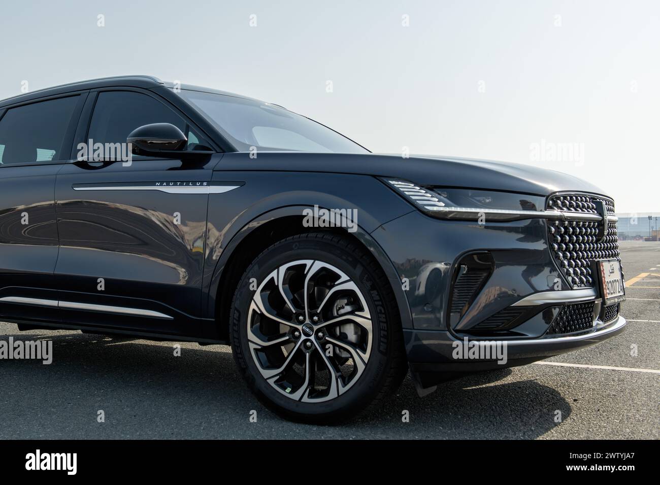 Lincoln Nautilus SUV car on Doha roads Stock Photo - Alamy