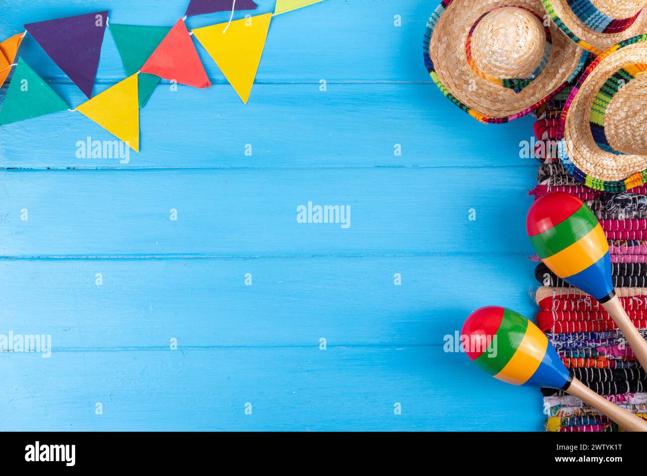 Mexican holiday background with serape striped blanket or poncho ...