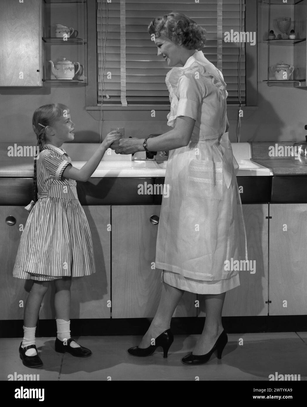 Couple water glass Black and White Stock Photos & Images - Alamy
