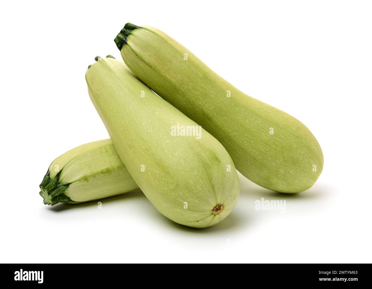 zucchini courgette isolated on white background Stock Photo - Alamy