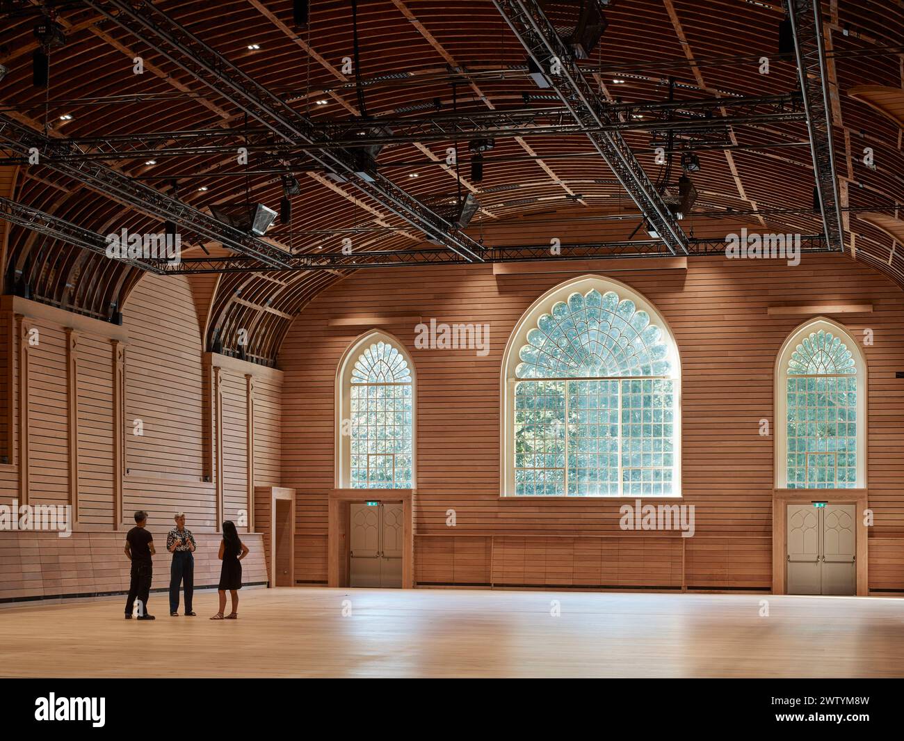 Auditorium interior with figures. Brighton Dome Corn Exchange and ...