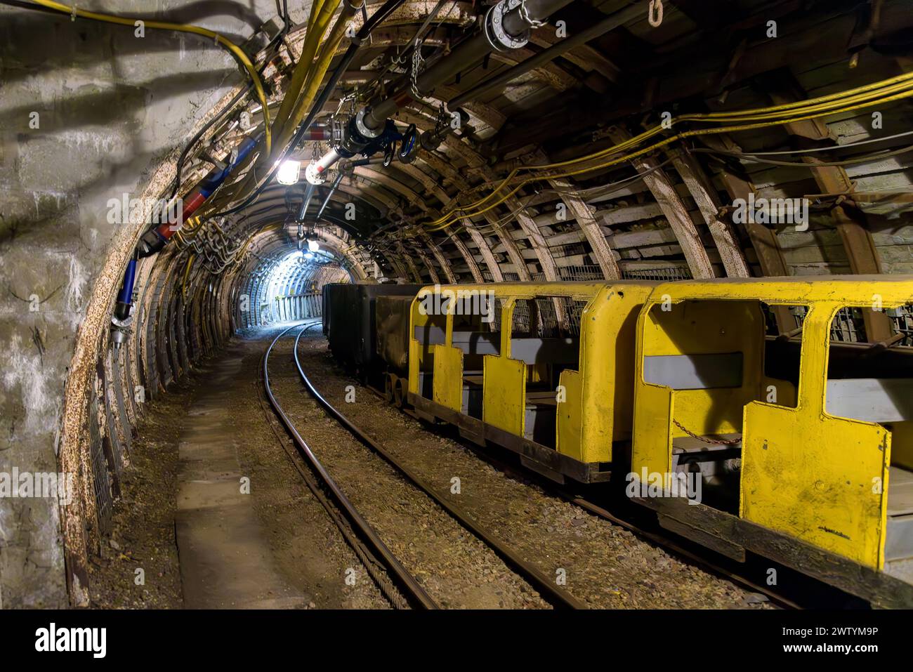 Miners transportation hi-res stock photography and images - Alamy
