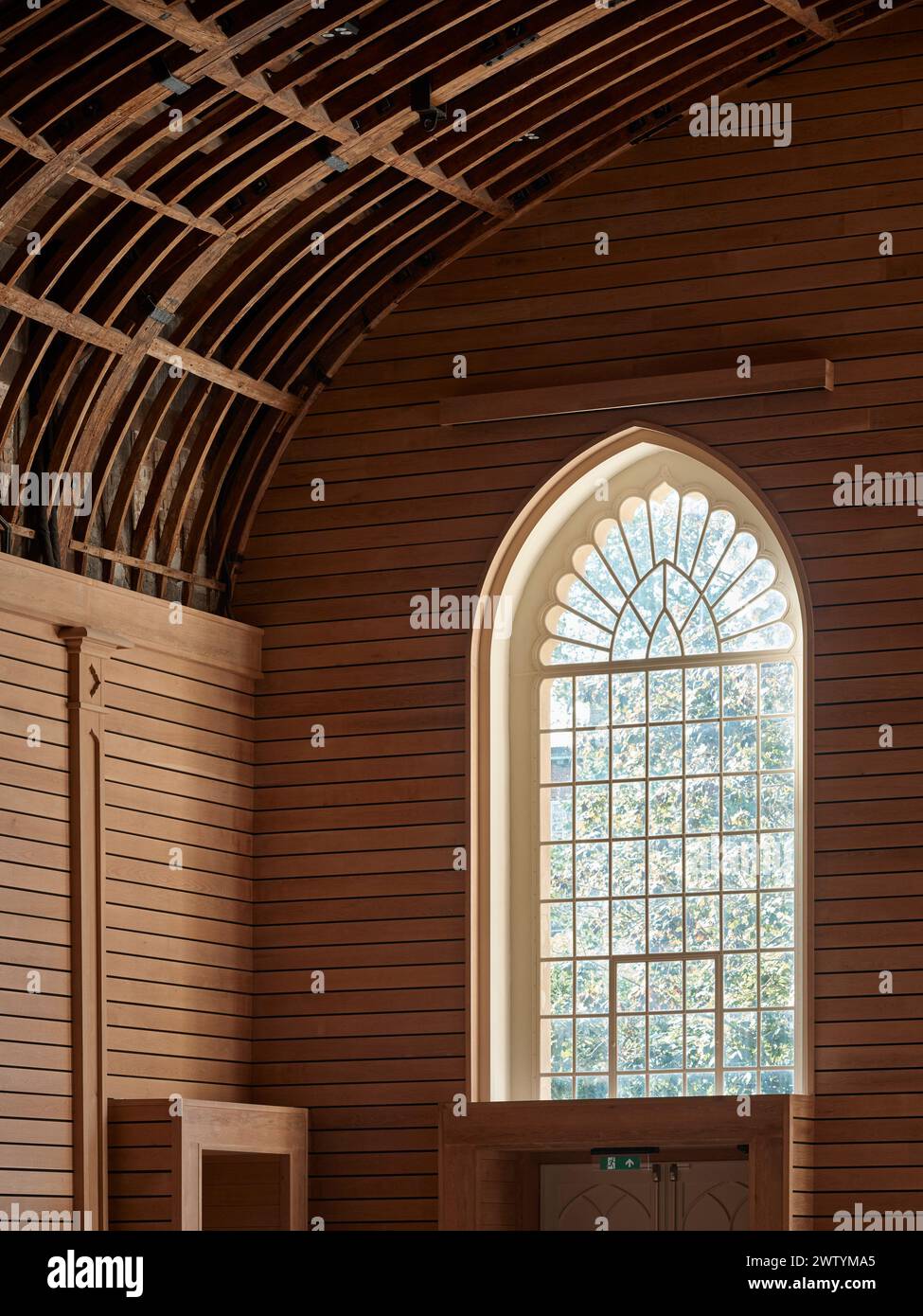 Auditorium interior and arched window. Brighton Dome Corn Exchange and ...