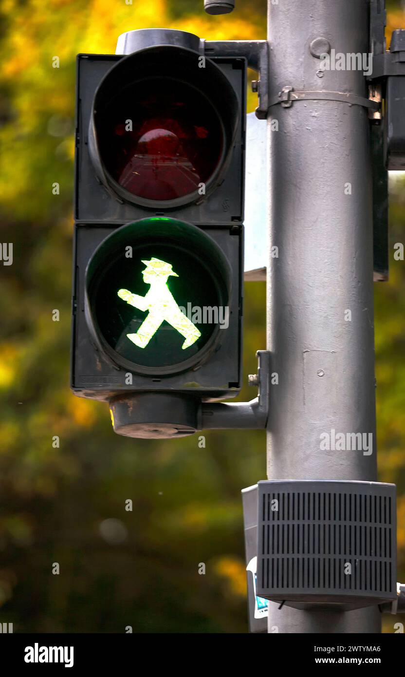 Go sign pedestrian crossing hi-res stock photography and images - Alamy