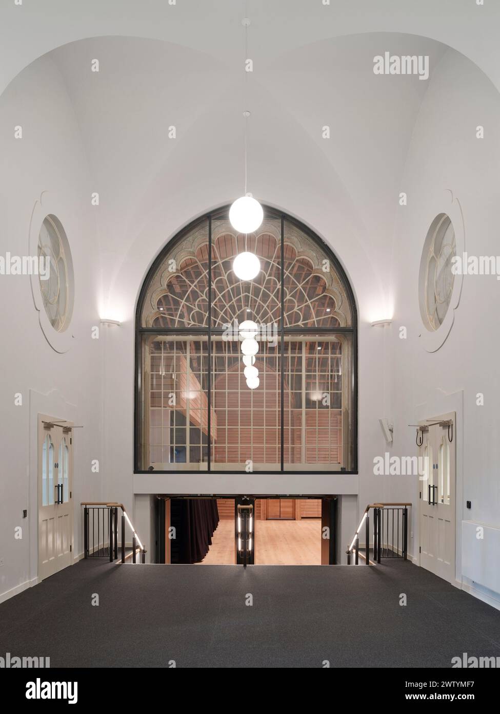 Foyer and view towards auditorium. Brighton Dome Corn Exchange and ...