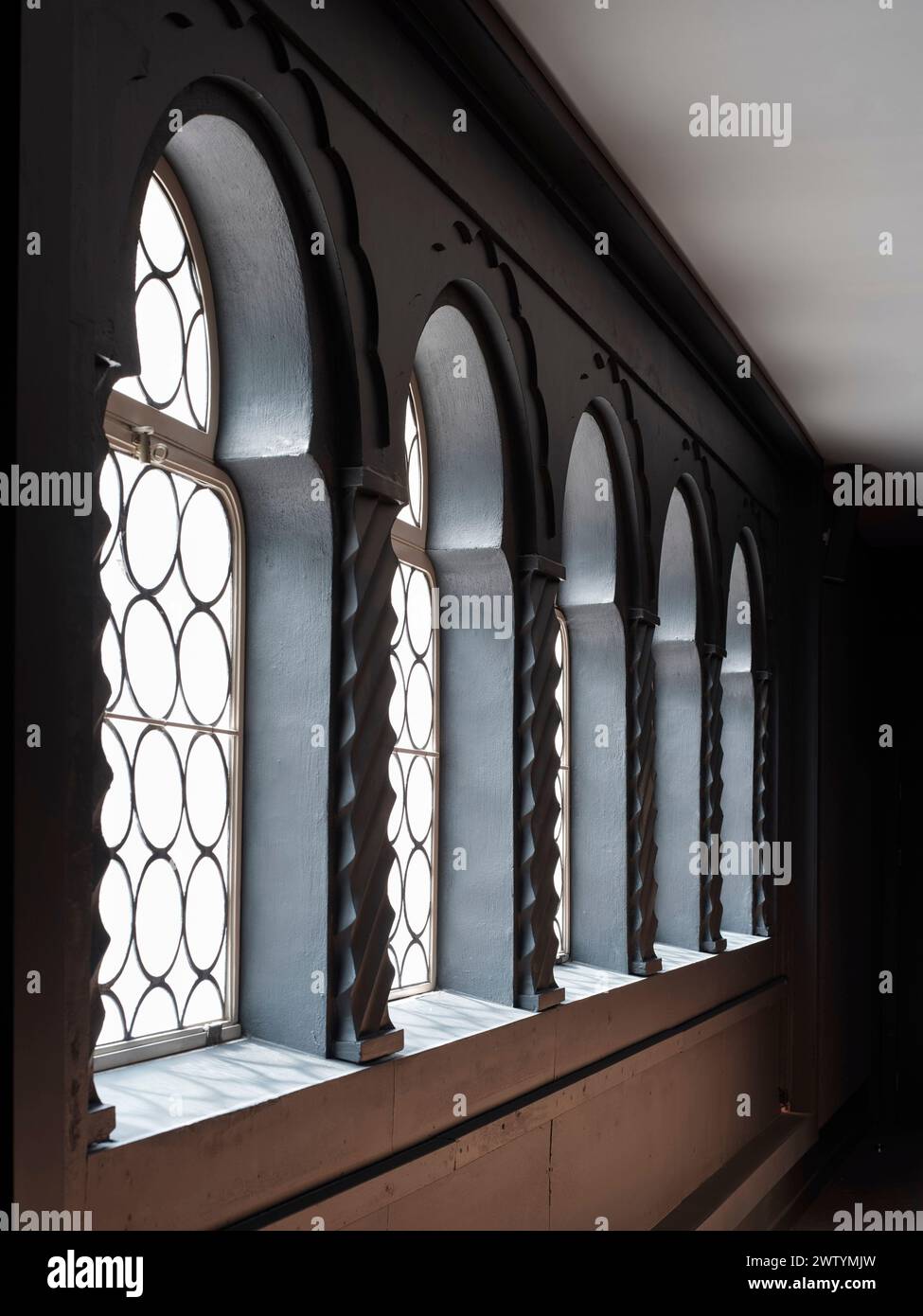 View along arched windows. Brighton Dome Corn Exchange and Studio ...