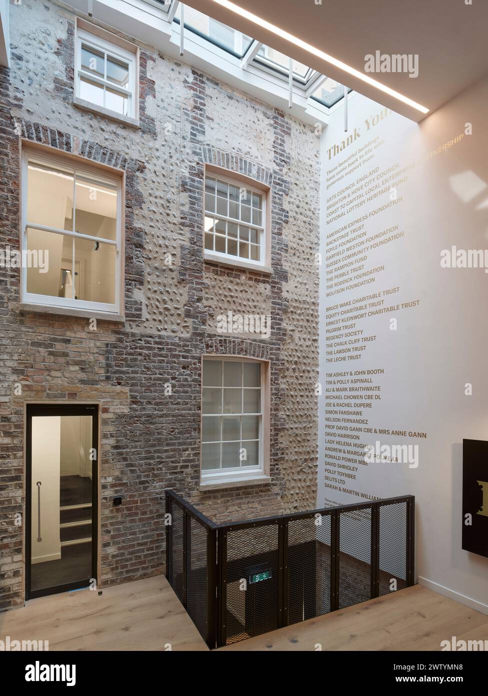 View of foyer and existing building. Brighton Dome Corn Exchange and ...