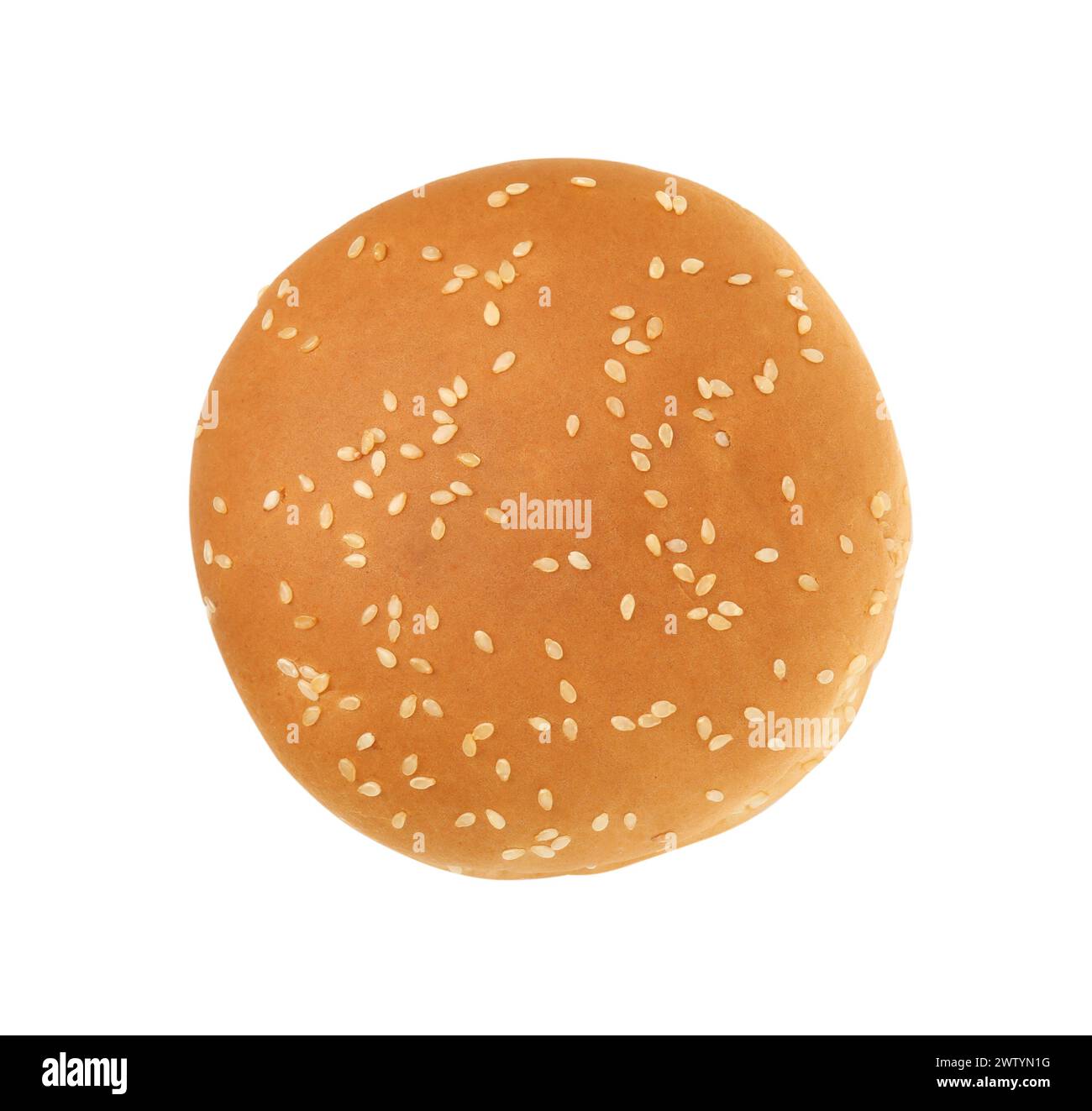 Hamburger bun top view Cut Out Stock Images & Pictures - Alamy