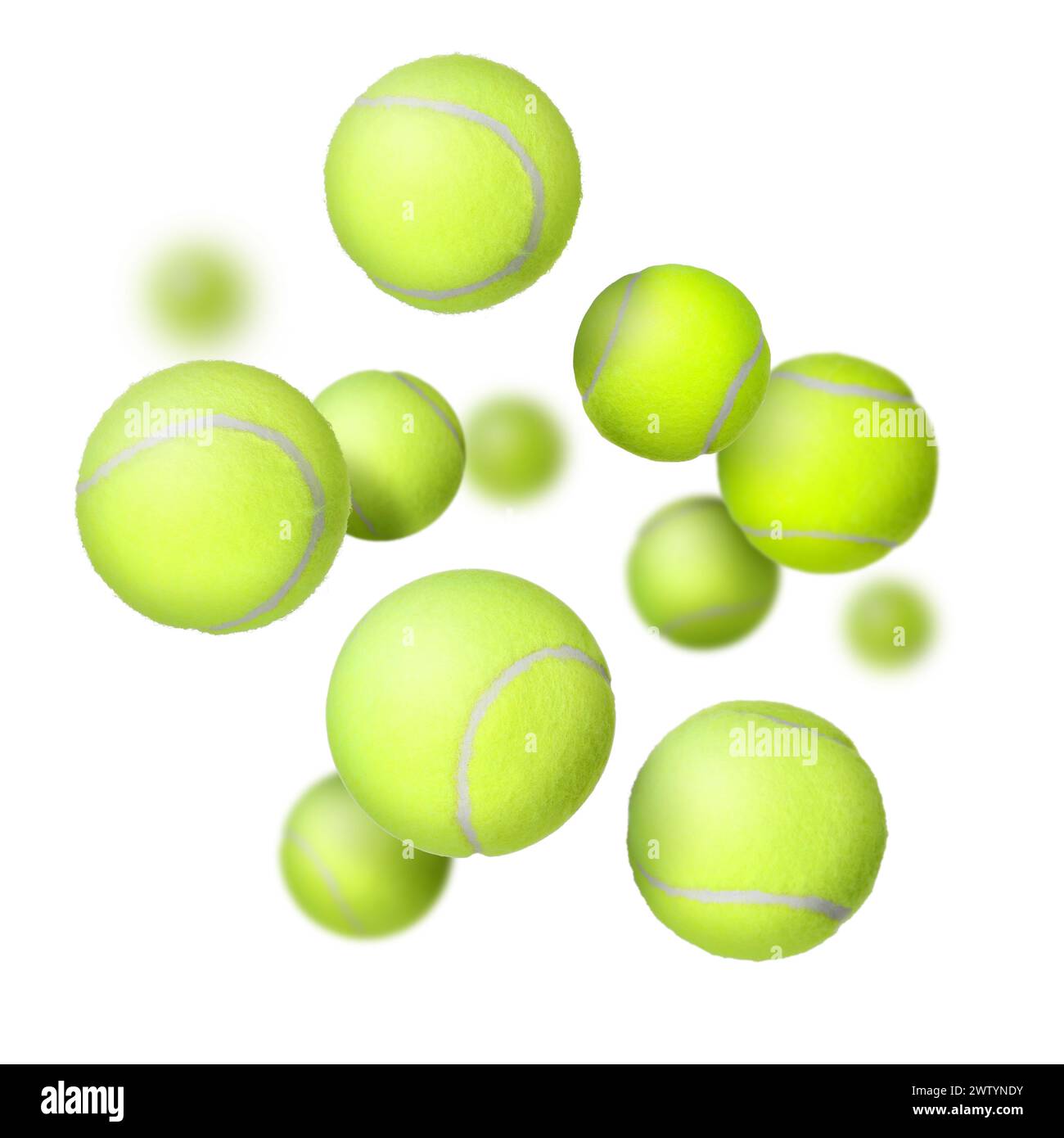 Many tennis balls practice hi-res stock photography and images - Alamy