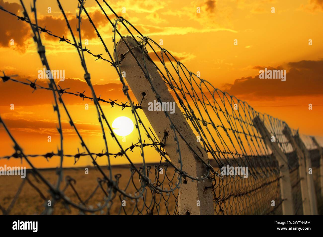 Prison fences hi-res stock photography and images - Alamy