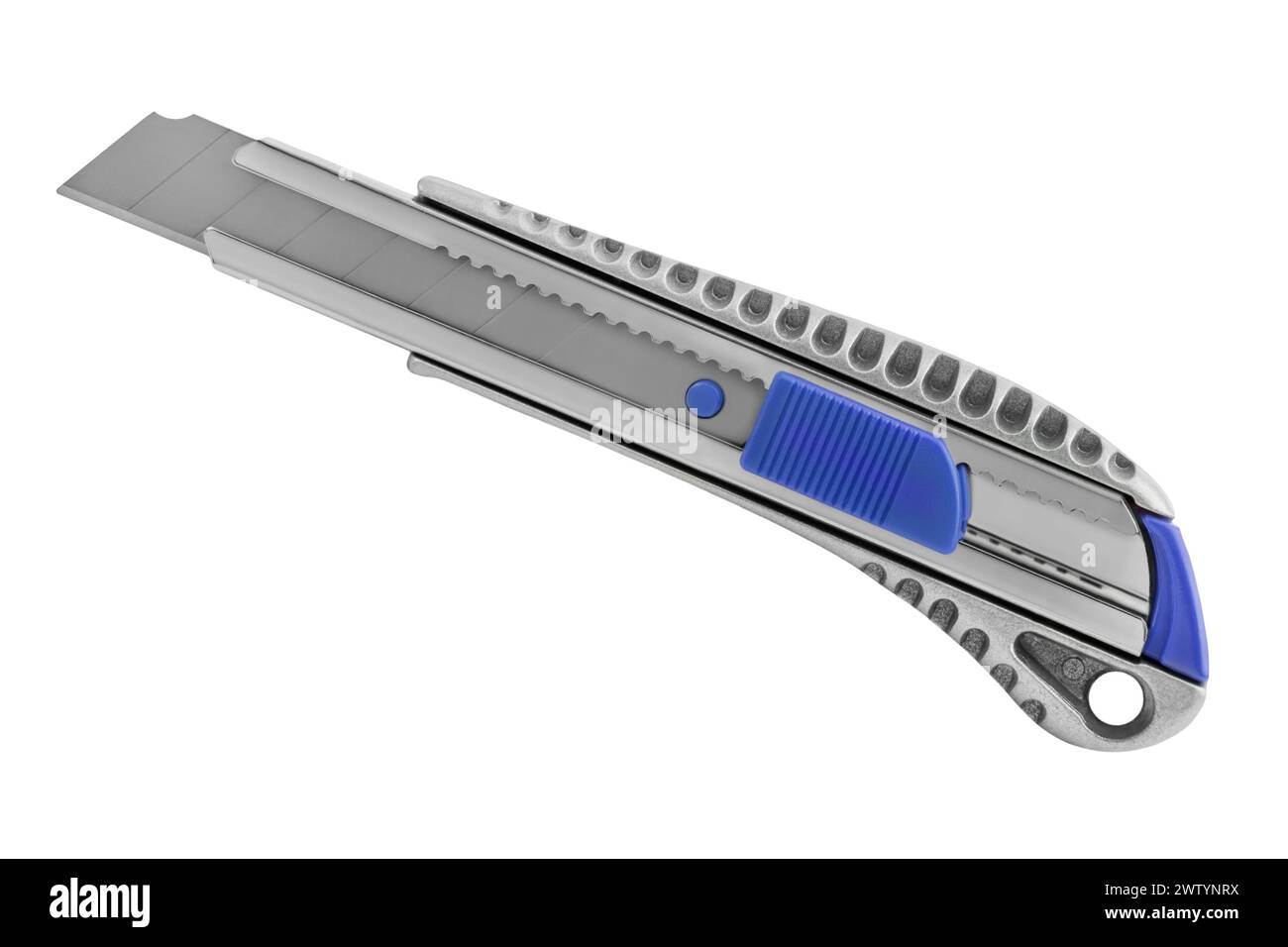 Carpet cutter isolated on white background Stock Photo - Alamy