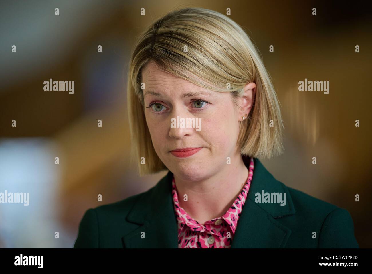 Edinburgh Scotland, UK 20 March 2024. Cabinet Secretary for Education ...