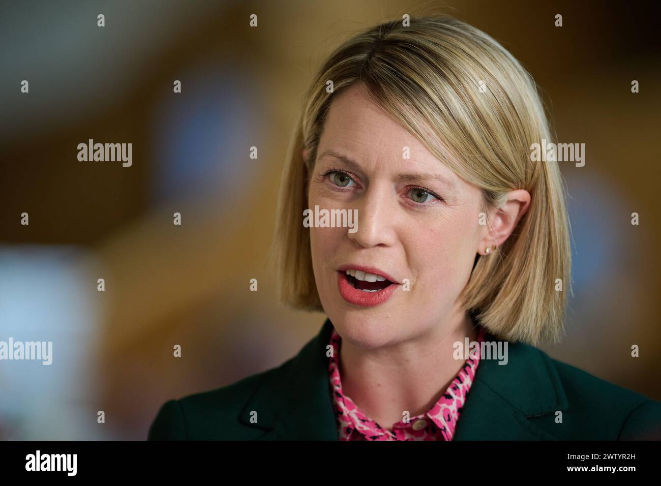 Edinburgh Scotland, UK 20 March 2024. Cabinet Secretary for Education ...