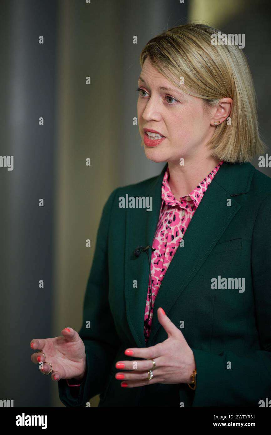 Edinburgh Scotland, UK 20 March 2024. Cabinet Secretary for Education ...