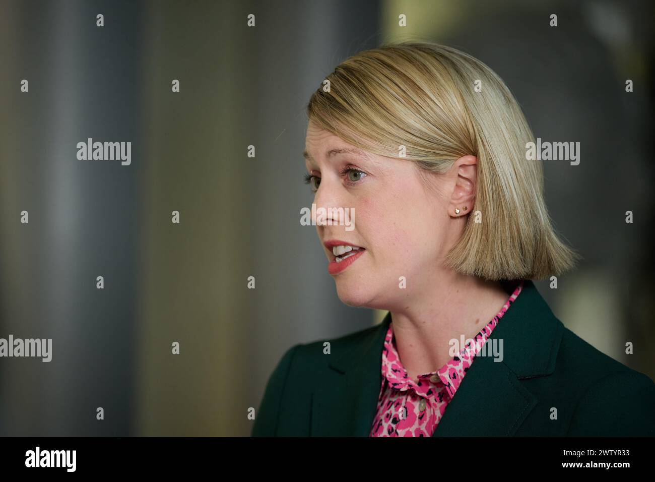 Edinburgh Scotland, UK 20 March 2024. Cabinet Secretary for Education ...