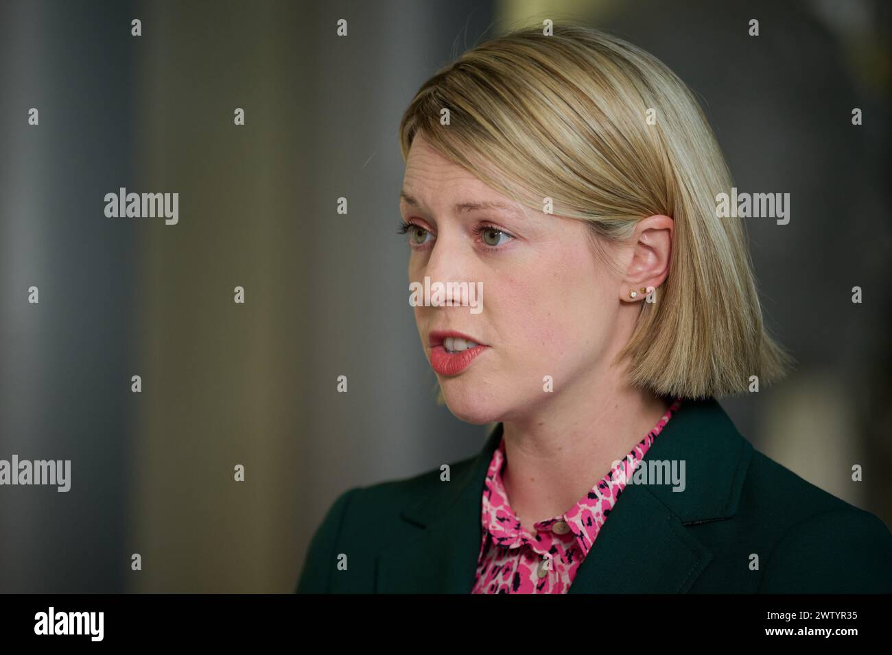 Edinburgh Scotland, UK 20 March 2024. Cabinet Secretary for Education ...