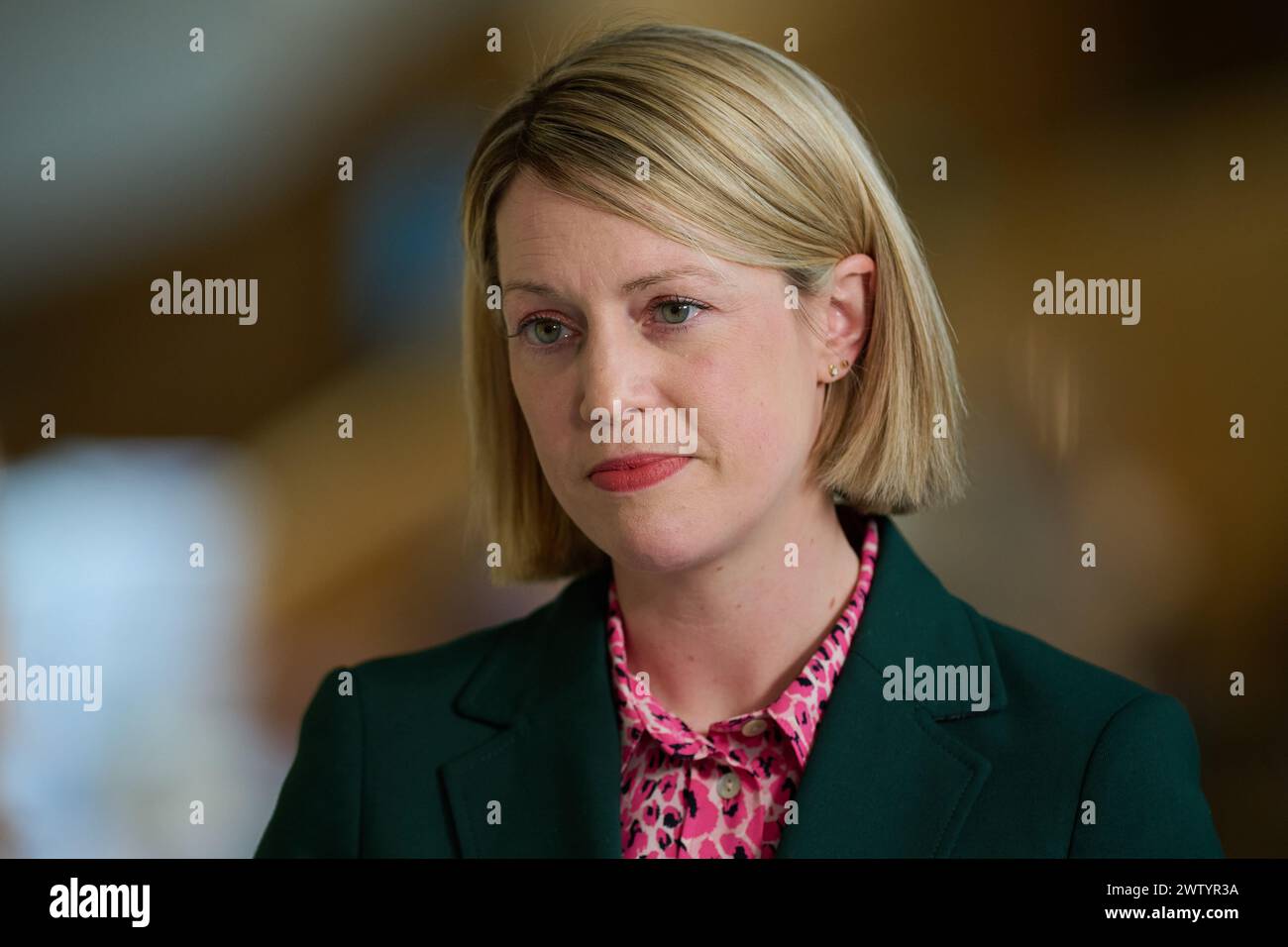 Edinburgh Scotland, UK 20 March 2024. Cabinet Secretary for Education ...