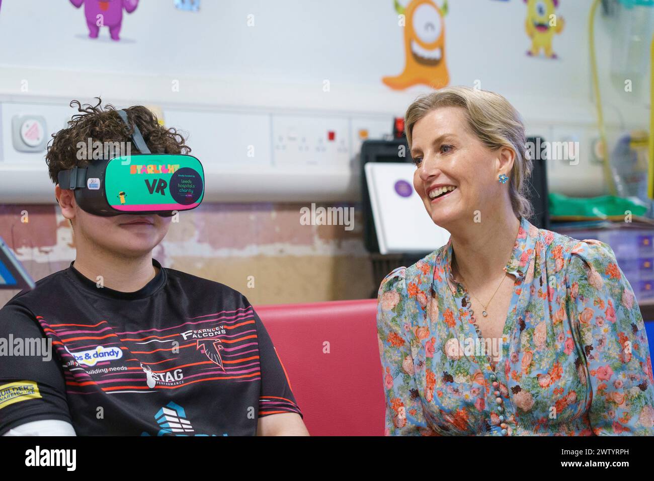 The Duchess of Edinburgh meets patient Brayden McGibbon, 13 ...