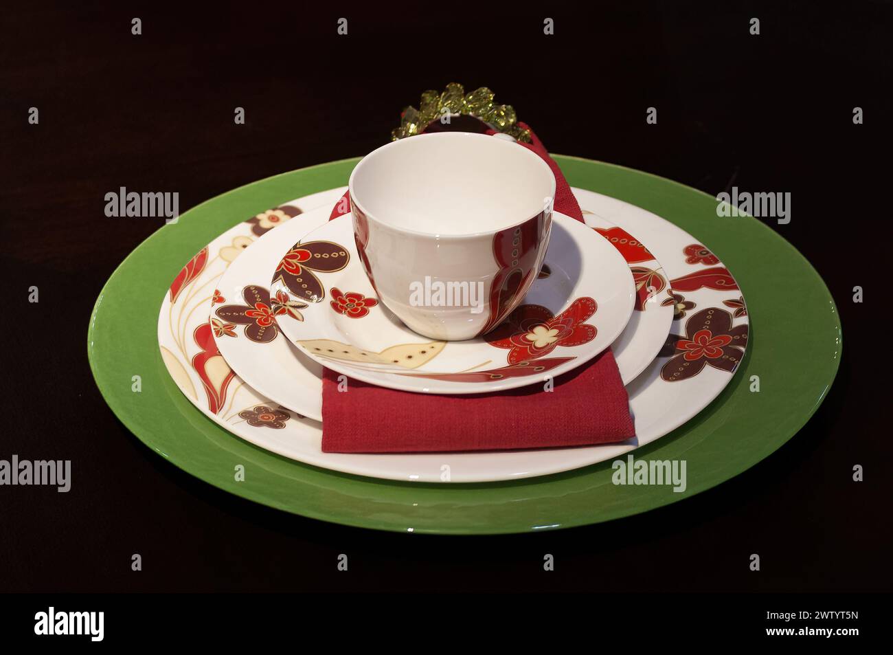 Cup and plate set hi-res stock photography and images - Alamy