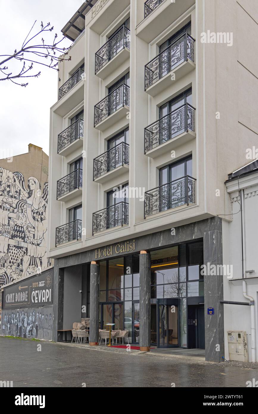 Belgrade, Serbia - March 11, 2024: Hotel Calisi Building at ...