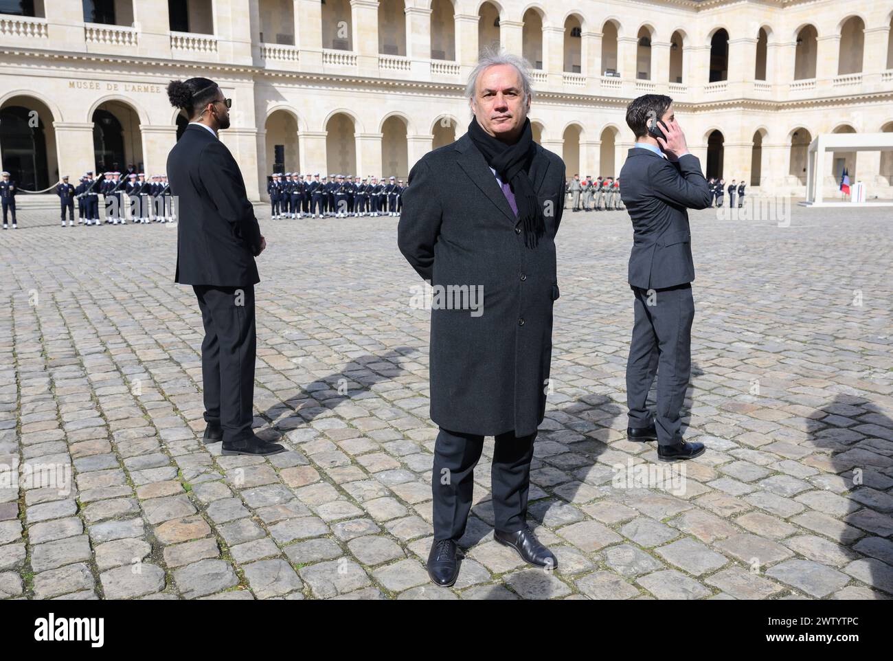 Paris, France. 20th Mar, 2024. Bruno Roger Petit during a "national ...
