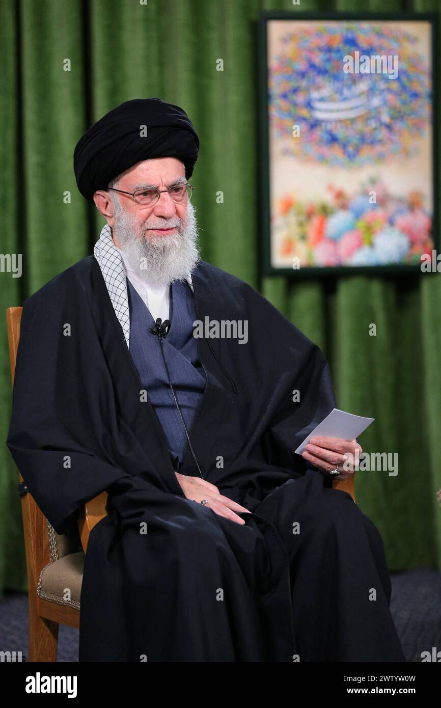 Tehran, Iran. 20th Mar, 2024. Iranian Supreme Leader Ayatollah ALI ...