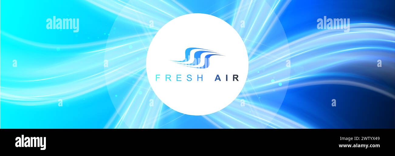 Swirling blue waves with a fresh aroma. Waves showing a stream of clean ...