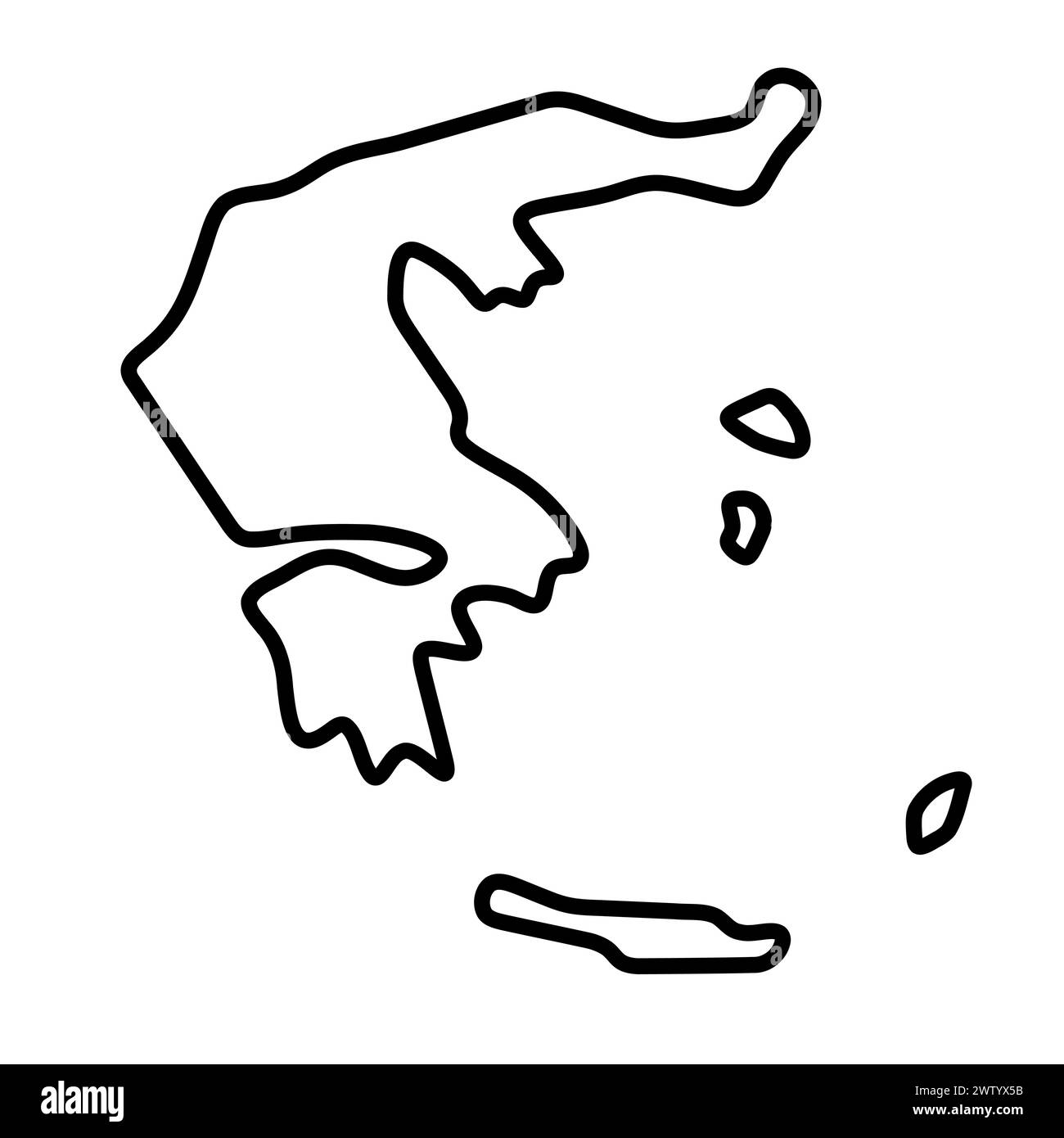 Blank athens map Black and White Stock Photos & Images - Alamy