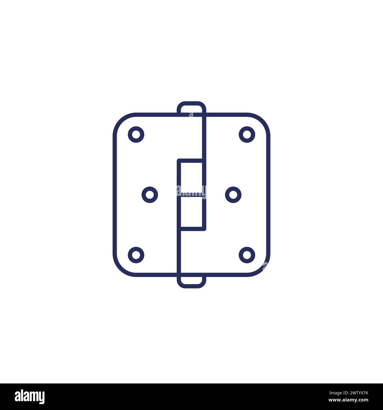 Hinge isolated Stock Vector Images - Alamy