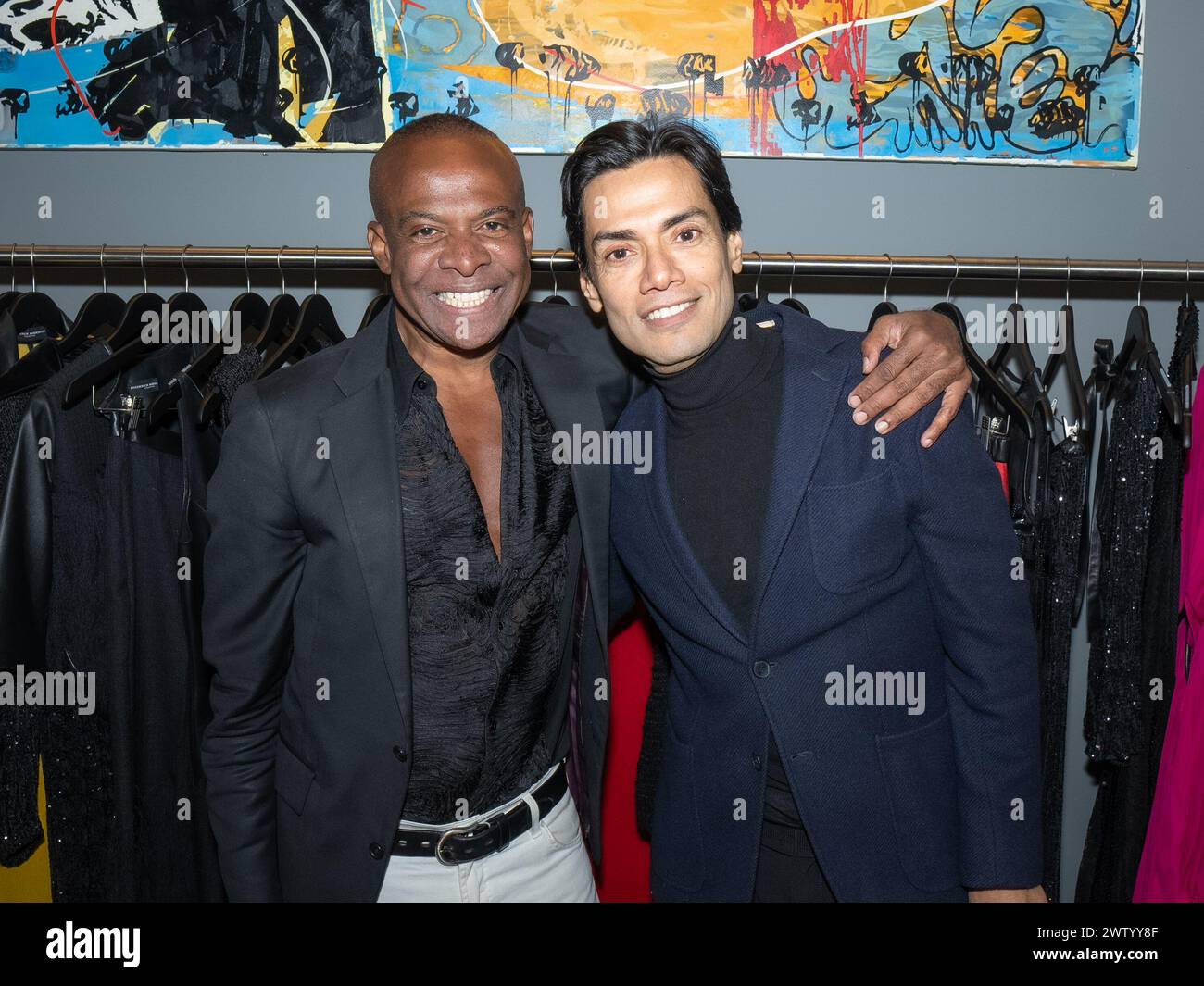 Frederick Anderson and Omar Hernandez attend the Frederick Anderson ...