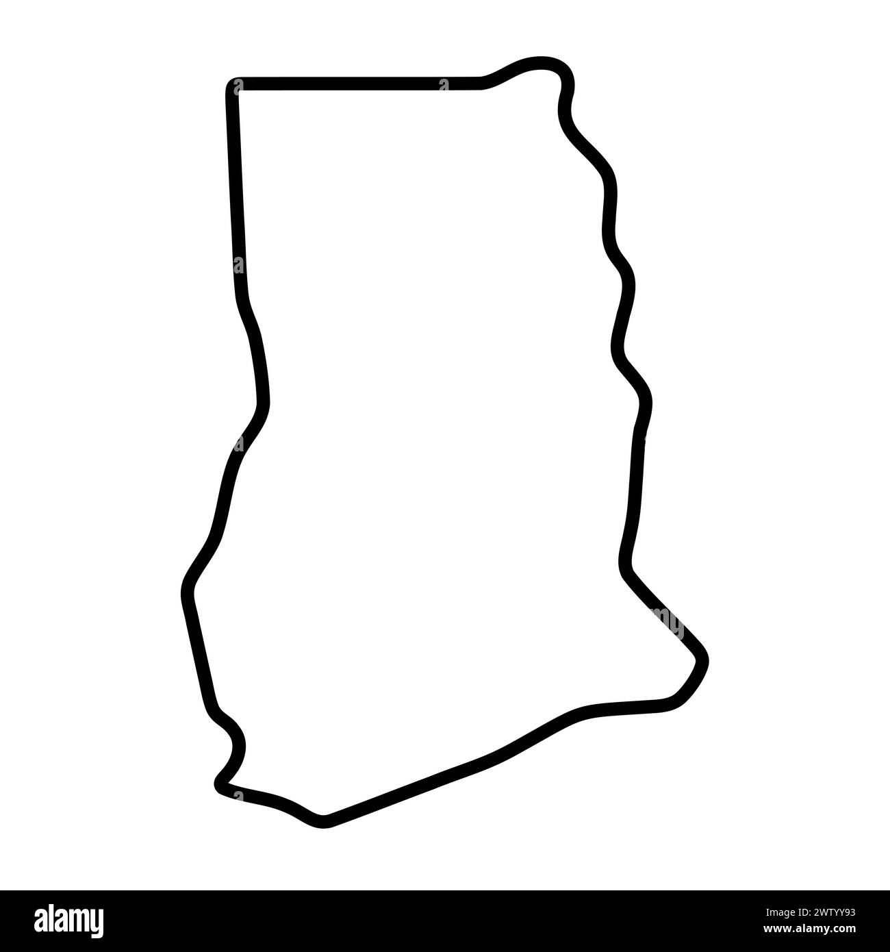 Ghana map Black and White Stock Photos & Images - Alamy