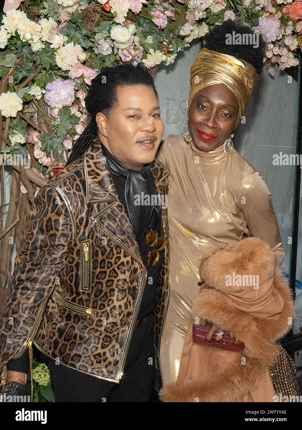 New York, NY on March 19, 2024. Ty-Ron Mayes and Tinu attend the ...