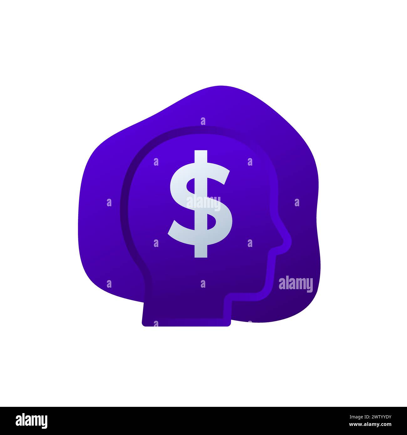 Plan finance blue gradient Stock Vector Images - Alamy