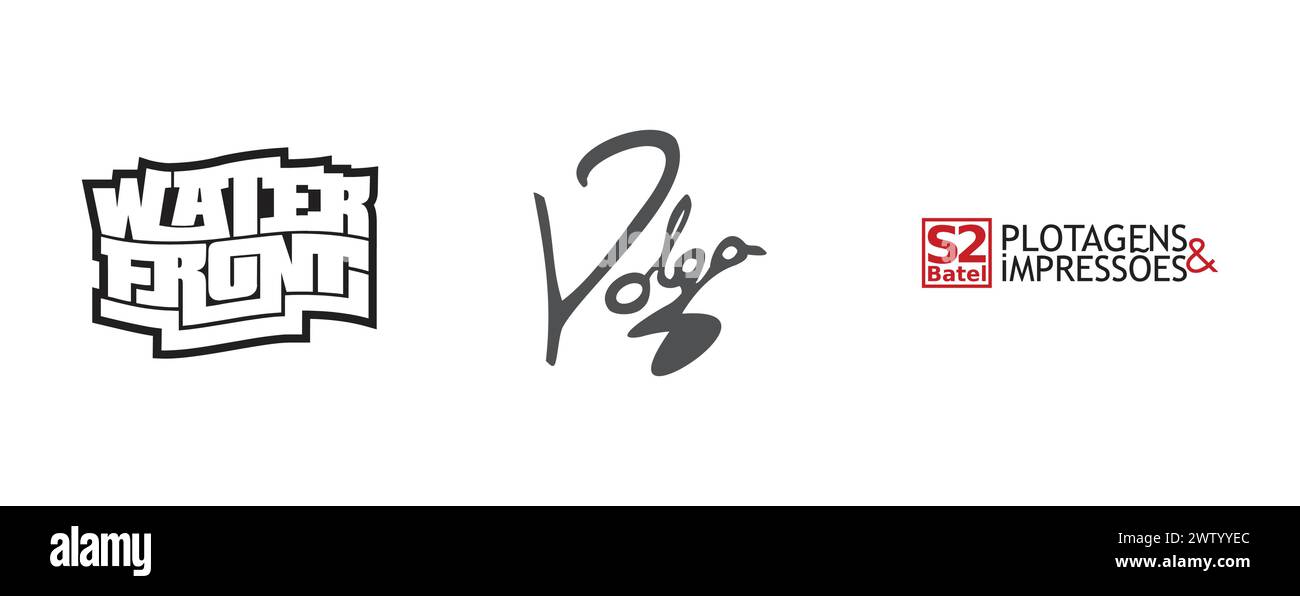 S2 Batel, Volga, Waterfront.Arts and design editorial logo collection ...