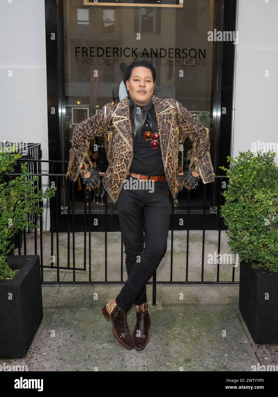 Ty-Ron Mayes attends the Frederick Anderson Boutique Friends and Family ...
