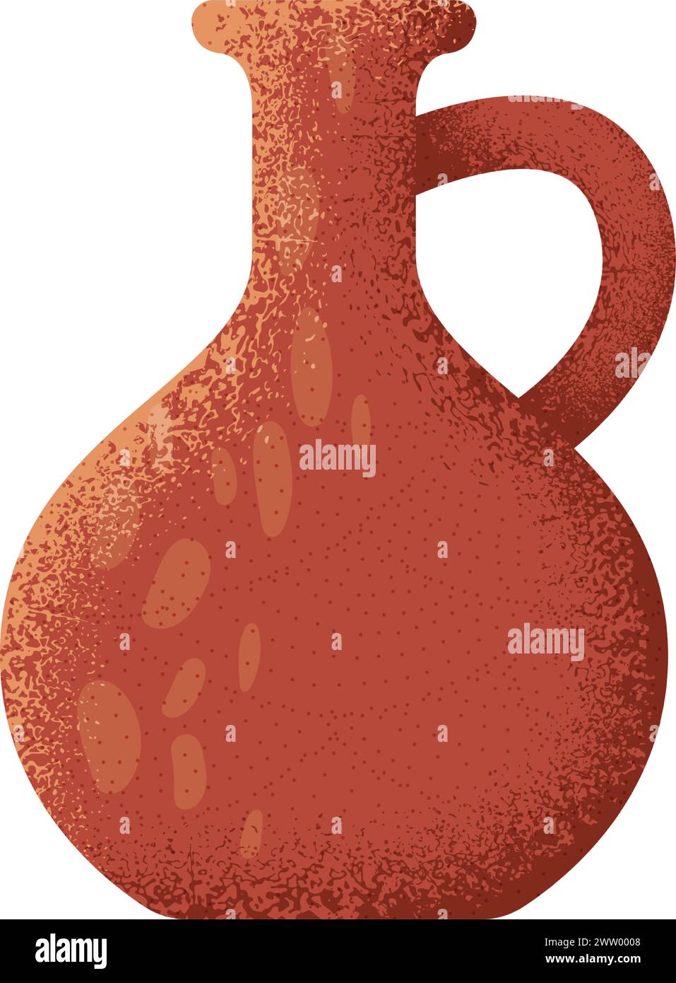 Ceramic jug textured drawing. Old pitcher icon Stock Vector Image & Art ...