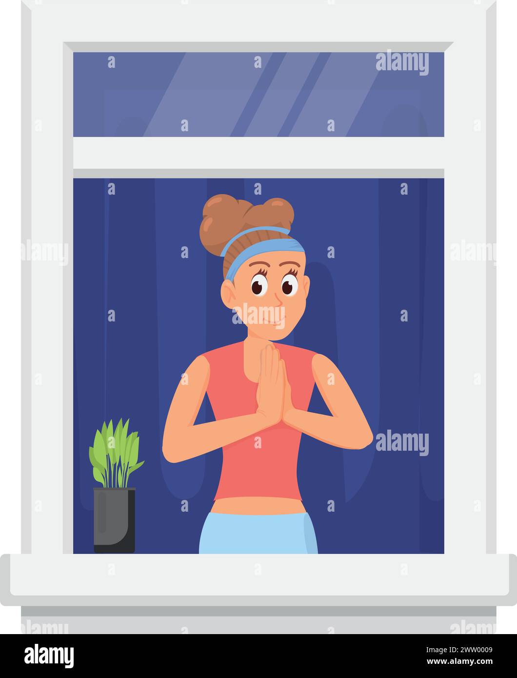 Talk to your neighbour Cut Out Stock Images & Pictures - Alamy