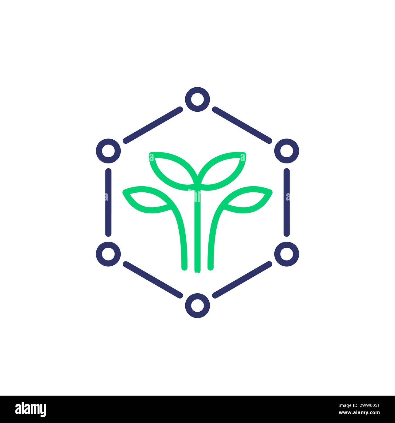 Biodegradable polymer or plastic material icon Stock Vector Image & Art ...