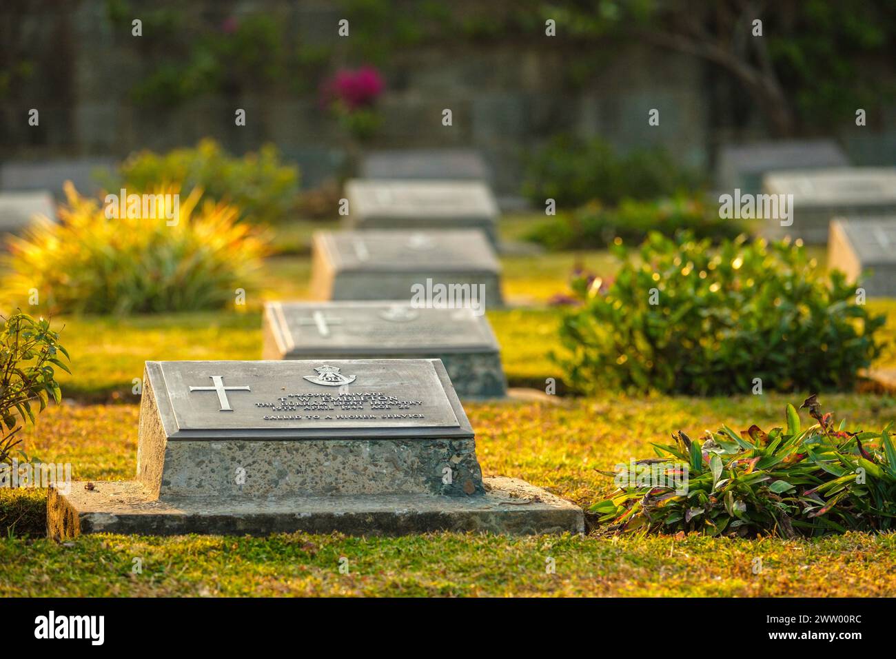 The Commonwealth War Cemetery in Kohima, Nagaland, North East India ...