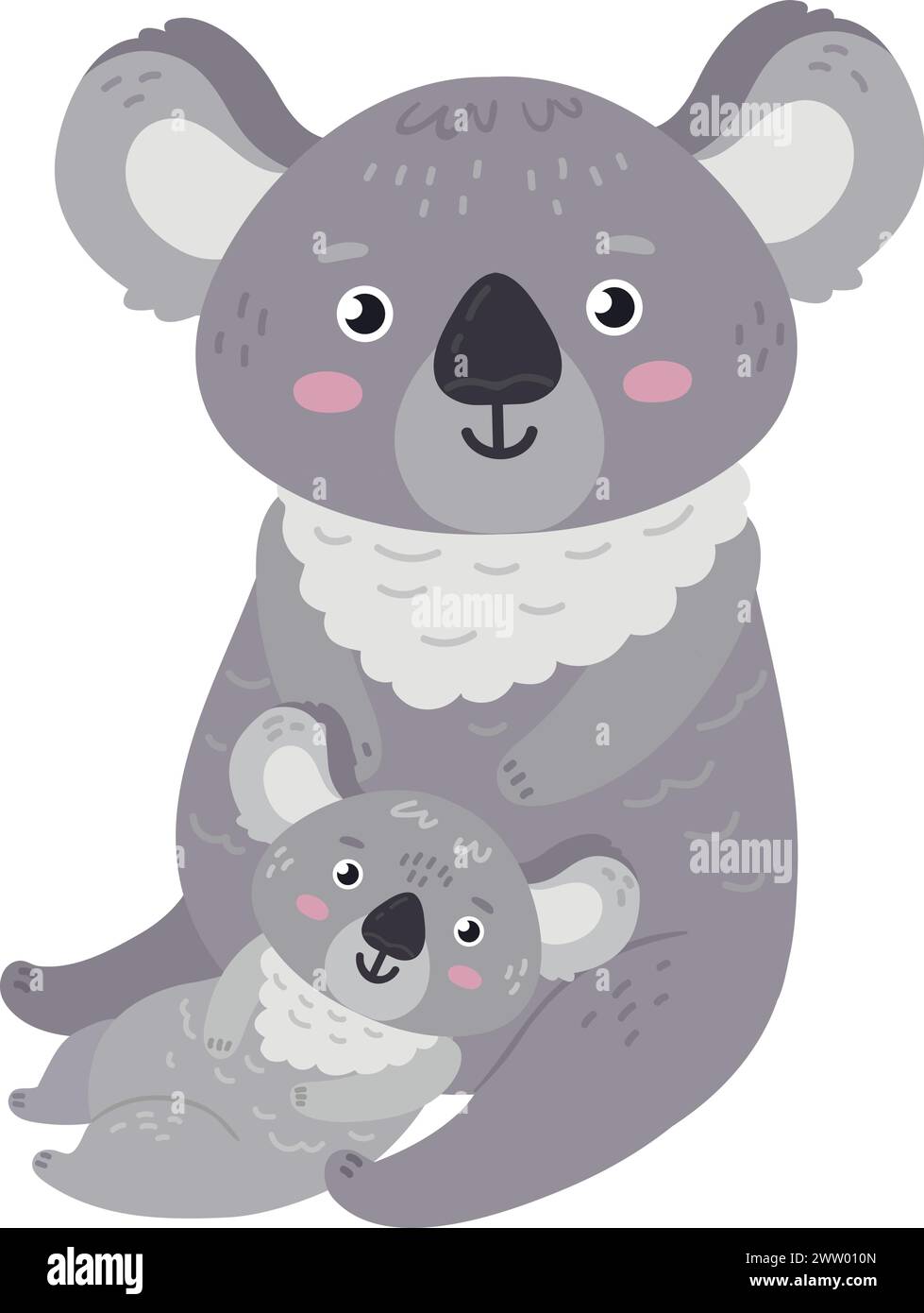 Asia mother baby Stock Vector Images - Alamy