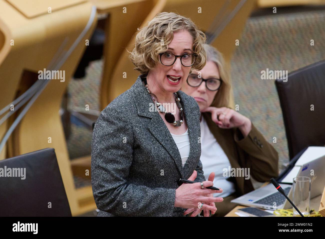 Edinburgh Scotland, UK 20 March 2024. Minister for Green Skills ...