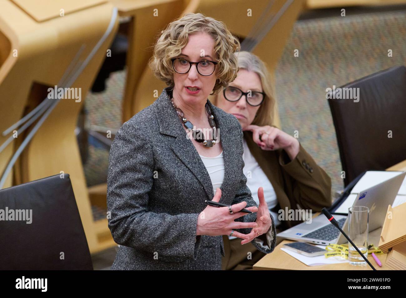 Edinburgh Scotland, UK 20 March 2024. Minister for Green Skills ...