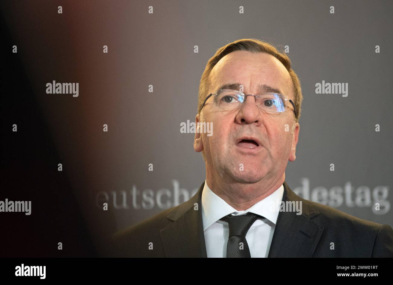 Berlin, Germany. 20th Mar, 2024. Boris Pistorius (SPD), Federal ...