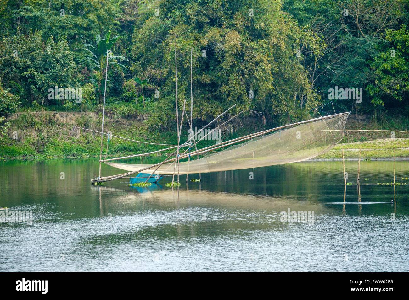 Traditional fishing techniques on Majuli Island, Assam, India Stock Photo - Alamy