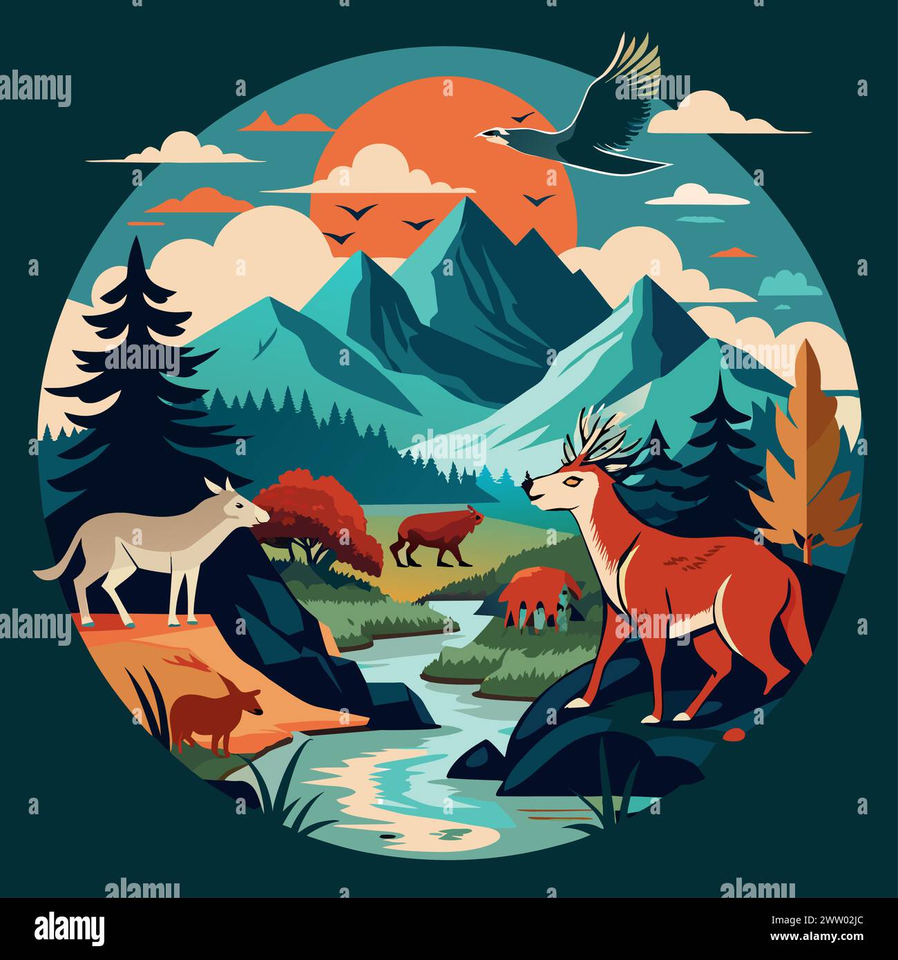 Wild and Free Channel your inner adventurer with a design featuring ...