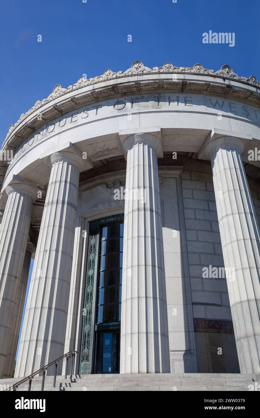 The George Rogers Clark Memorial Rotunda in Vincennes, Indiana Stock ...