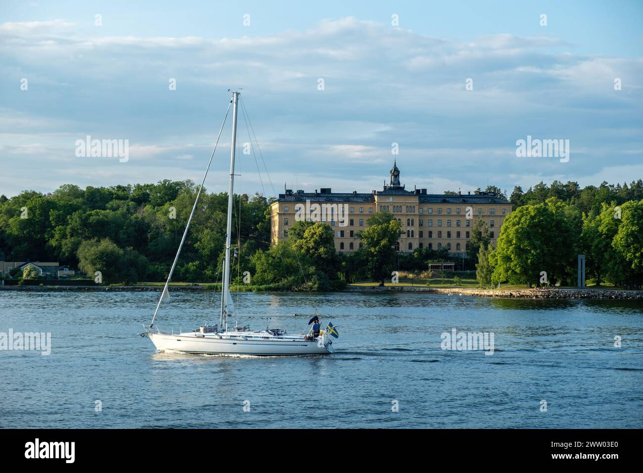 Manilla School at Djurgarden island, Stockholm Archipelago Sweden ...