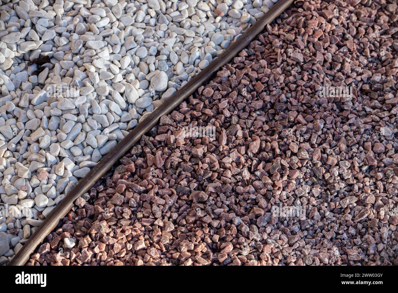 small bright pebbles and gravel as background or texture Stock Photo ...