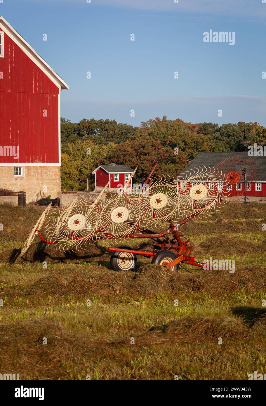 Hay rake barn hi-res stock photography and images - Alamy