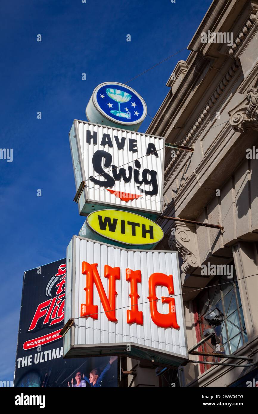 Nig's bar a popular bar in Wisconsin Dells Stock Photo - Alamy